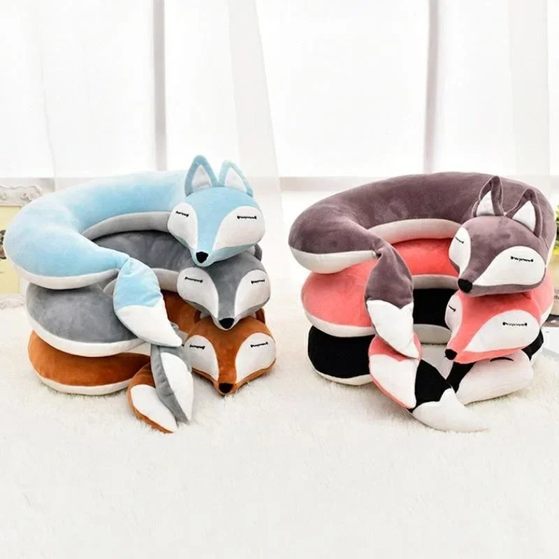 ReiseFuchs Coussin de Cou | Super Doux & Ergonomique | Design Dessin A ...
