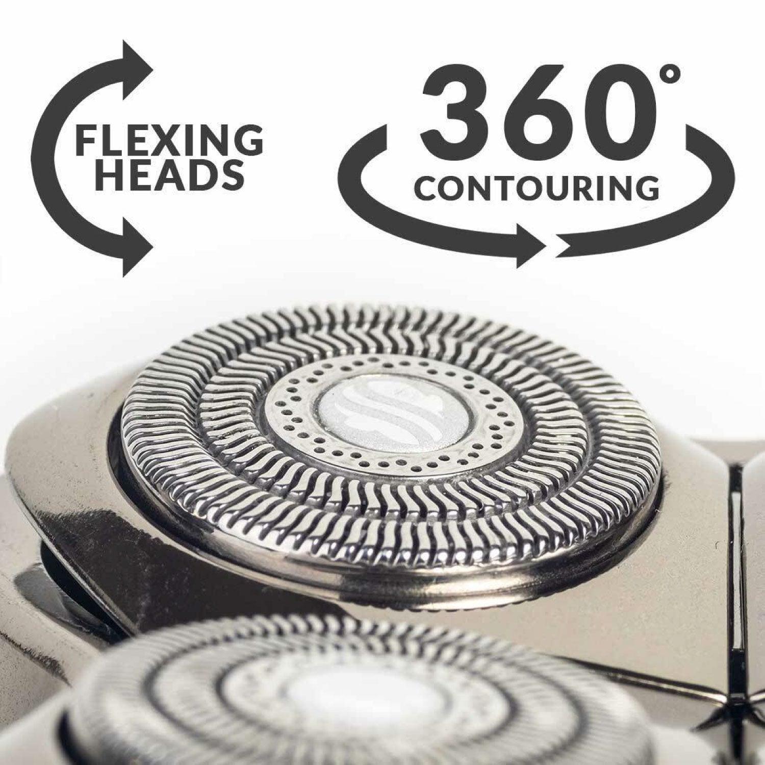 PitbullEdge Razor | Skull Shaver PRO Rasoir pour Tête et Visage avec P ...