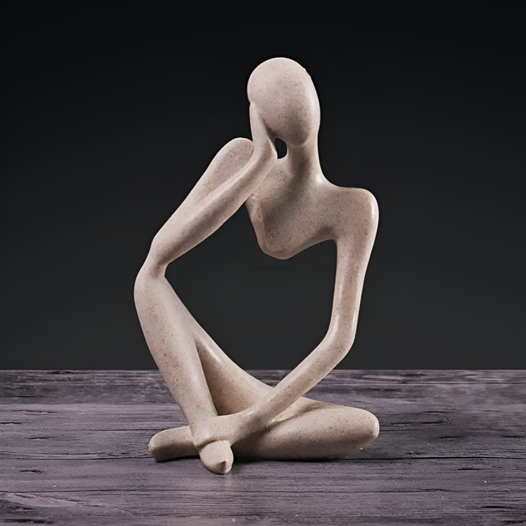Le Penseur - Image abstraite de l'homme pensant – Sarando.fr